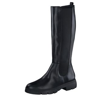 Paul Green Damen Stiefel, Frauen Klassische Stiefel,Winterschuhe,uebergangsstiefel,uebergangsschuhe,lederstiefel,Boots,Schwarz (Black),38 EU / 5 UK