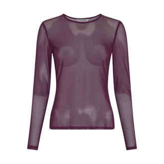 Moss Copenhagen Illenora Top - - Tops - Damen - Lila - S/M