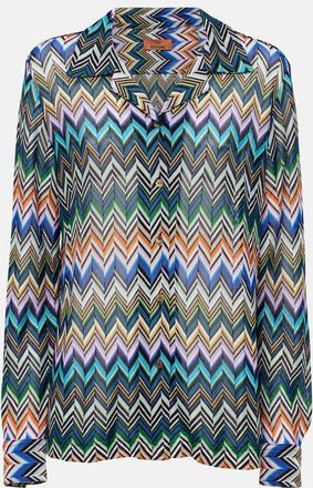 Missoni Hemd aus Häkelstrick