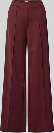 Ichi Wide Leg Stoffhose mit elastischem Bund Modell KATE