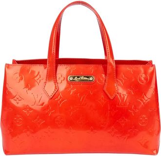 Louis Vuitton Crossbody Bags - Louis Vuitton Vernis Monogram Wilshire PM Handbag - Gr. unisize - in Rot - f&uuml;r Damen