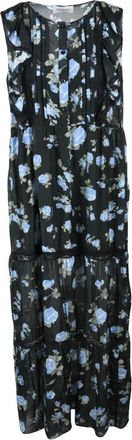 Ermanno Scervino Femme, Robes, Multicolore, Taille: 40 FR Abito lungo garzato