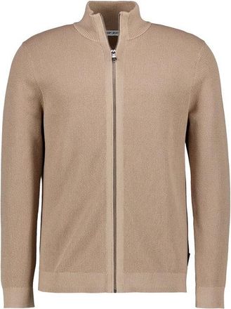 Joop Herren Pullover beige Baumwolle unifarben