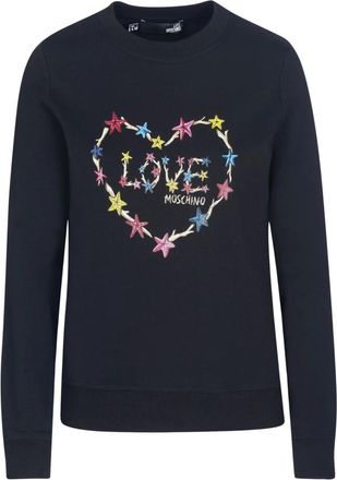 Love Moschino Damen, Sweatshirts & Hoodies, Schwarzk, 2XSGr&ouml;&szlig;e