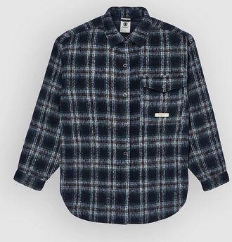 Element Plaid Hemd brushed plaid dark slate
