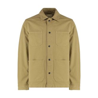 Woolrich Baumwoll-Overshirt - - Jackets - Herren - Gr&uuml;n - XL