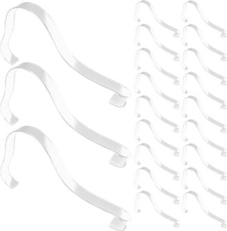 NUOBESTY 24 St&uuml;ck Transparente Acryl Schuhst&uuml;tzen f&uuml;r Damen High Heels Sandalen Schuhpr&auml;sentation Schuhregal Organizer