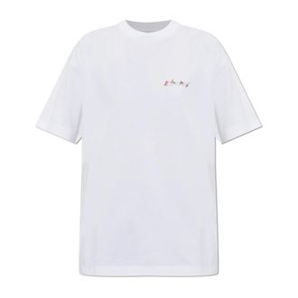 Off-white T-Shirt mit farbigem Logo-Aufdruck - - Tops - Damen - Wei&szlig; - L
