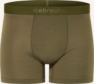 Icebreaker Funktionsw&auml;sche-Boxershorts Anatomica Mit Merinowolle gruen