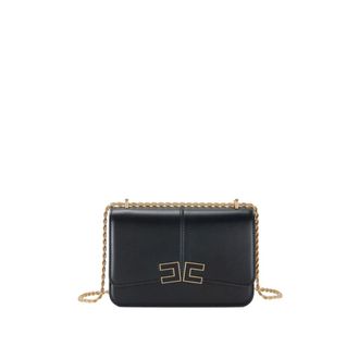 Elisabetta Franchi Femme, Sacs, Noir, Taille: ONE Size Sac bandouli&egrave;re