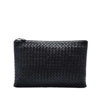 Bottega Veneta Pre-owned Gewebte Leder Clutch - - Pre-owned - Damen - Schwarzk - ONE SIZE