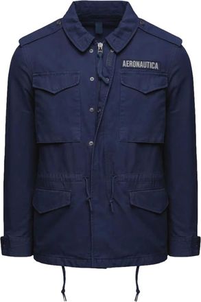 Aeronautica Homme, Vestes, Bleu, Taille: L Field Jacket