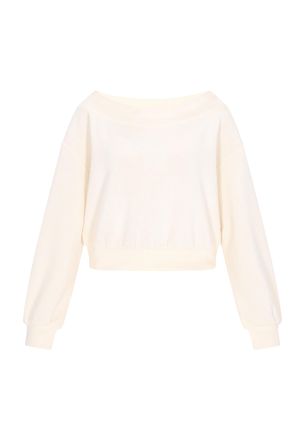 Dreimaster Dreimaster Sweatshirt Frauen cremefarben
