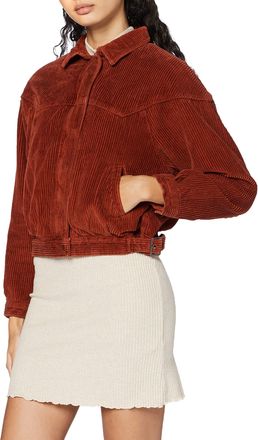 LTB Jeans Jeans Damen Kaylin &Uuml;bergangsjacke, Caramel Shadow Wash, XS