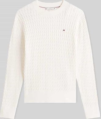 Tommy Hilfiger Regular Fit Pullover aus reiner Baumwolle