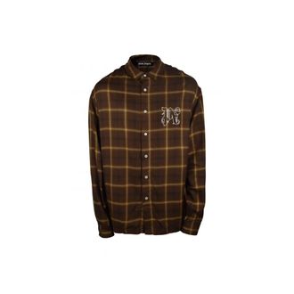 Palm Angels Polyester - - Shirts - Herren - Braun - M