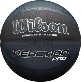 Wilson Basketball Reaction PRO Shadow, Mischleder, Größe: 7, Für den Innen- und Außenbereich, Schwarz, WTB10135XB07