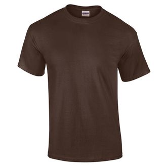 Gildan Unisex Ultra Cotton Adult T-Shirt Tshirt, Braun (Dark Chocolate), L