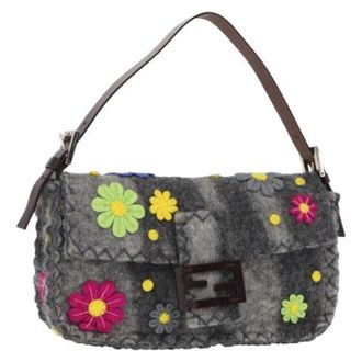 Fendi Pre-owned Baumwoll-Schultertasche - - Pre-owned - Damen - Mehrfarbig - ONE SIZE