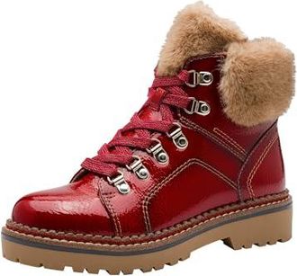 Tamaris Femme Damen WL Lace Boot 1-26264-43 Botte de Neige, Couleur : Rouge, 41 EU
