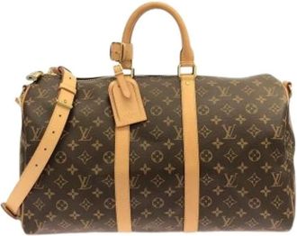 Louis Vuitton unisex, Pre-owned, Brun, Taille: ONE Size Pre-owned Keepall Bandouli&egrave;re 45