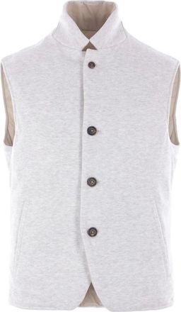 Eleventy Homme, Vestes, Gris, Taille: XL Veste Rembourr&eacute;e R&eacute;versible