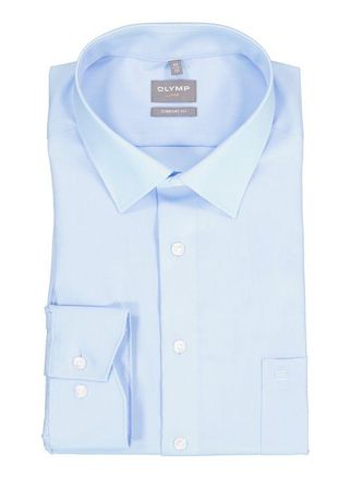 Olymp Herren Hemd blau Baumwolle
