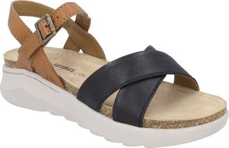 Josef Seibel Damen Sandale Celine 03 in schwarz-kombi