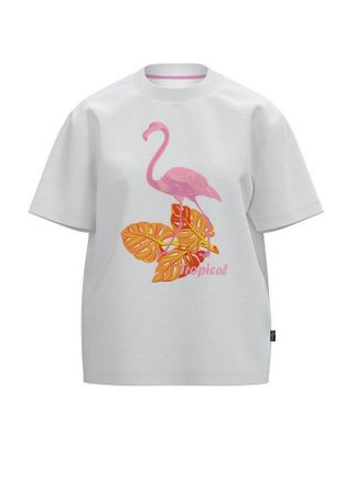Trigema T-Shirt TRIGEMA T Shirt mit Tropical Print (1-tlg)