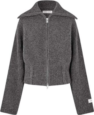 Sams&oslash;e & Sams&oslash;e Gilet zamek Samirra - Femme - Pulls - Gris - Taille: 40 FR