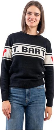 MC2 Saint Barth Femme, Pulls, Noir, Taille: 42 FR New Queen SweaT-shirt