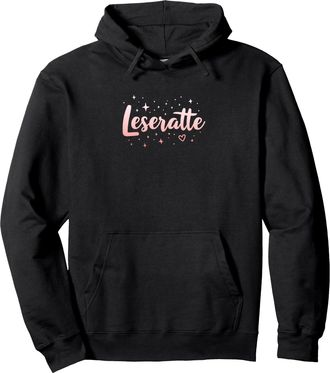 Mapanoli Design Leseratte - S&uuml;&szlig;er Buchliebhaber Style Pullover Hoodie