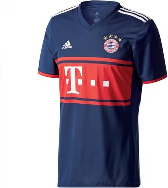 adidas Herren Fc Bayern M&uuml;nchen Ausw&auml;rtstrikot Replica, Collegiate Navy/FCB True Red, XS