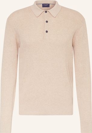 Olymp Strick-Poloshirt beige