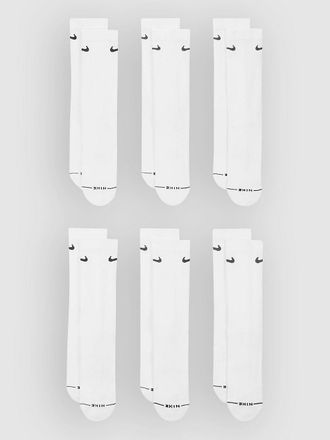 Nike Everyday Elevated 6 Pack Socks blanc