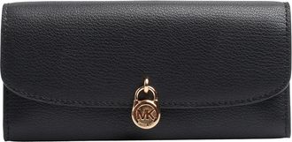 Michael Kors Femme, Accessoires, Noir, Taille: ONE Size Hamilton Large Leather Continental Wallet