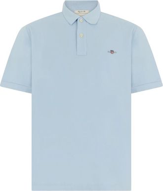 GANT Reg Shield SS Pique Polo - - Tops - Herren - Blau - L