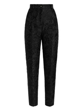 Dolce & Gabbana pantalon DNA en jacquard - Noir