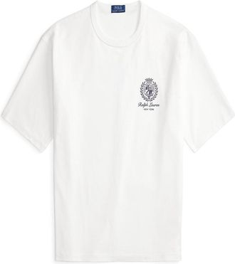 Ralph Lauren T-Shirt aus einem schweren Baumwollstrick mit Print, Relaxed Fit in