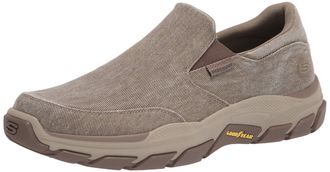 Skechers Herren Respected-Fallston Canvas-Slipper, TPE, 43 EU Schmal