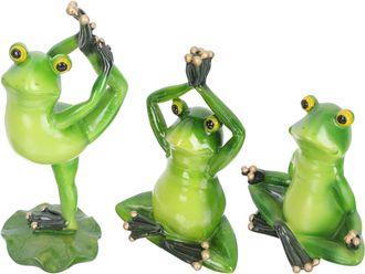 Angoily 3stücke Lebensechte Kunstfrogs Kreative Garten Dekorationen Für Außenbereiche Für Höhlen Aquarien Spielzeug Für Pflegeleicht