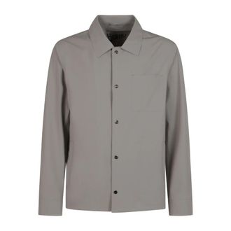 Herno Shirt Jacket Nastrata Essence - - Shirts - Herren - Grau - 2XL