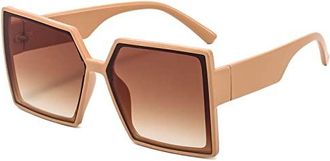 Generic Lunettes de soleil carrées pour hommes - Pare-soleil pour vacances en plein air (couleur : D, taille : moyen) 2026, H, Taille unique