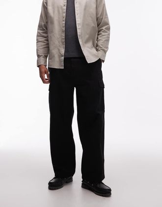 Carhartt Work in Progress Brady - Pantalon cargo coupe droite - Noir