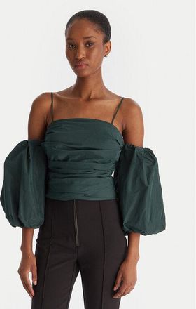 Pinko Bluse Pallottoliere 105552 Y3LE Grün Regular Fit