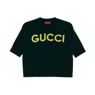 Gucci Damen, Strickwaren, Gr&uuml;n, MGr&ouml;&szlig;e