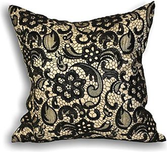 Riva Paoletti Riva Home Macrame C/CASE 30X50 Cream, Polyester, Sahne, 30x50cm