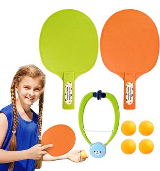 Generico Tischtennis Set mit Tür - Verstellbares Türset, Tischtennistrainer | Türstopper | Tischtennis Starterset für Türrahmen | Tischtennistrainer