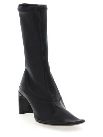 Jil Sander Stretch Nappa Leather Boot - Black