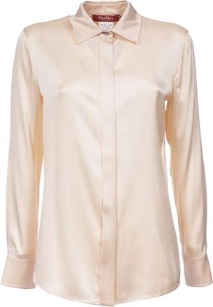 Max Mara Femme, Blouses et Chemises, Beige, Taille: 42 FR Chemises